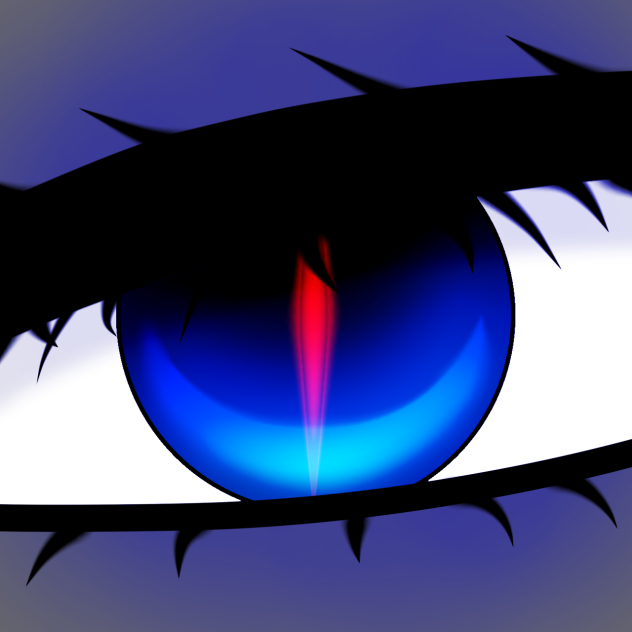 Dark blue eye - ibisPaint