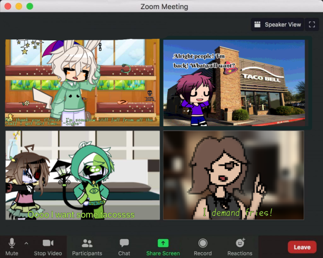 Zoom meeting collab - ibisPaint