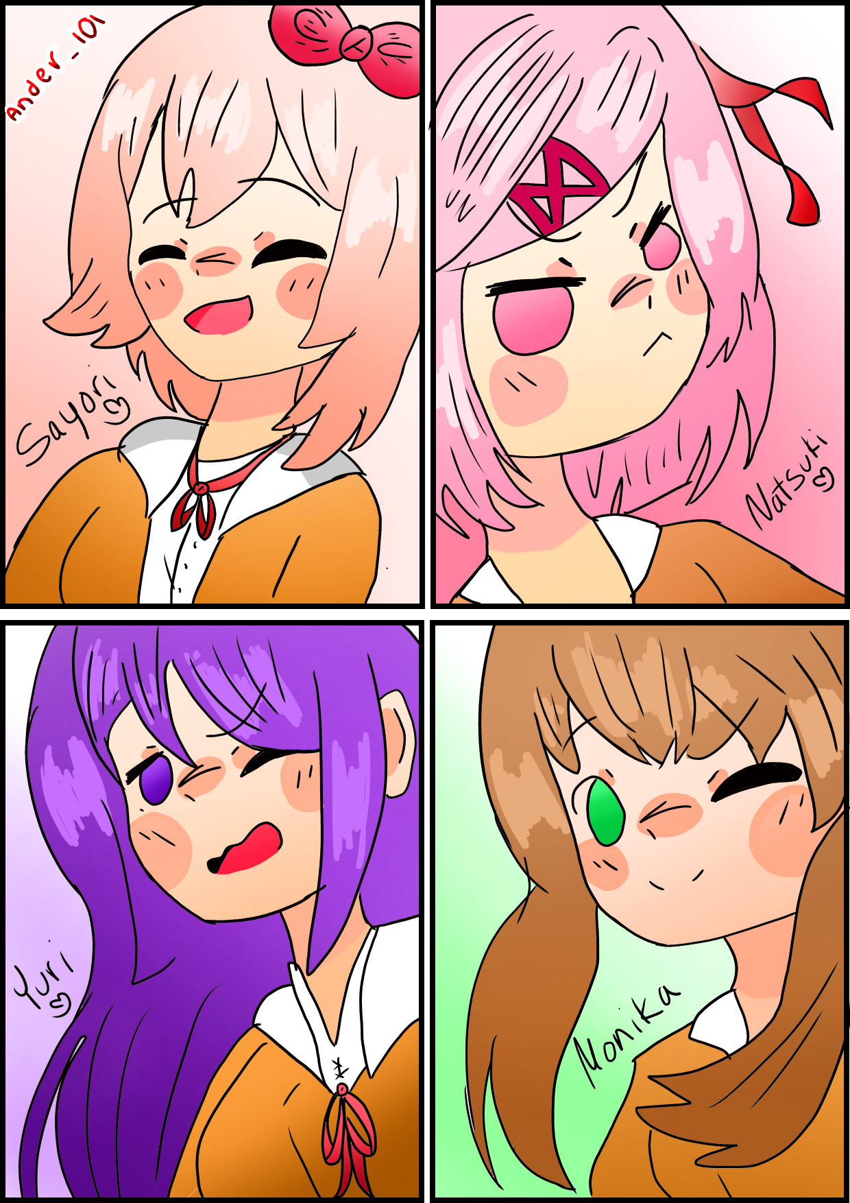 Doki Doki Literature Club - ibisPaint