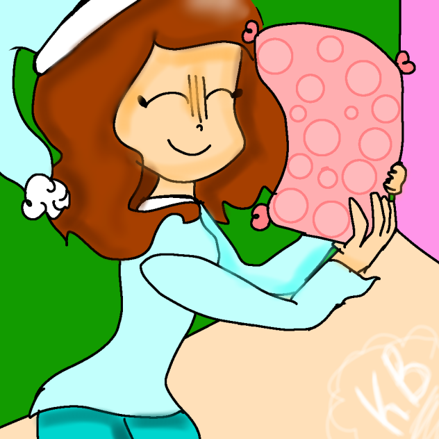 POV-You and I are having a pillow fight - ibisPaint