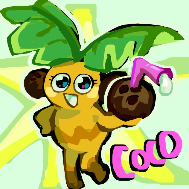 Coco the Coconut Tree - ibisPaint