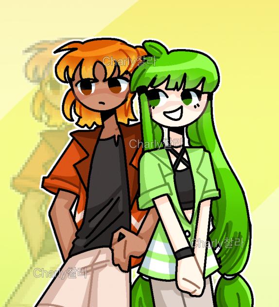 Firey and leafy season 5 gijinkas - ibisPaint