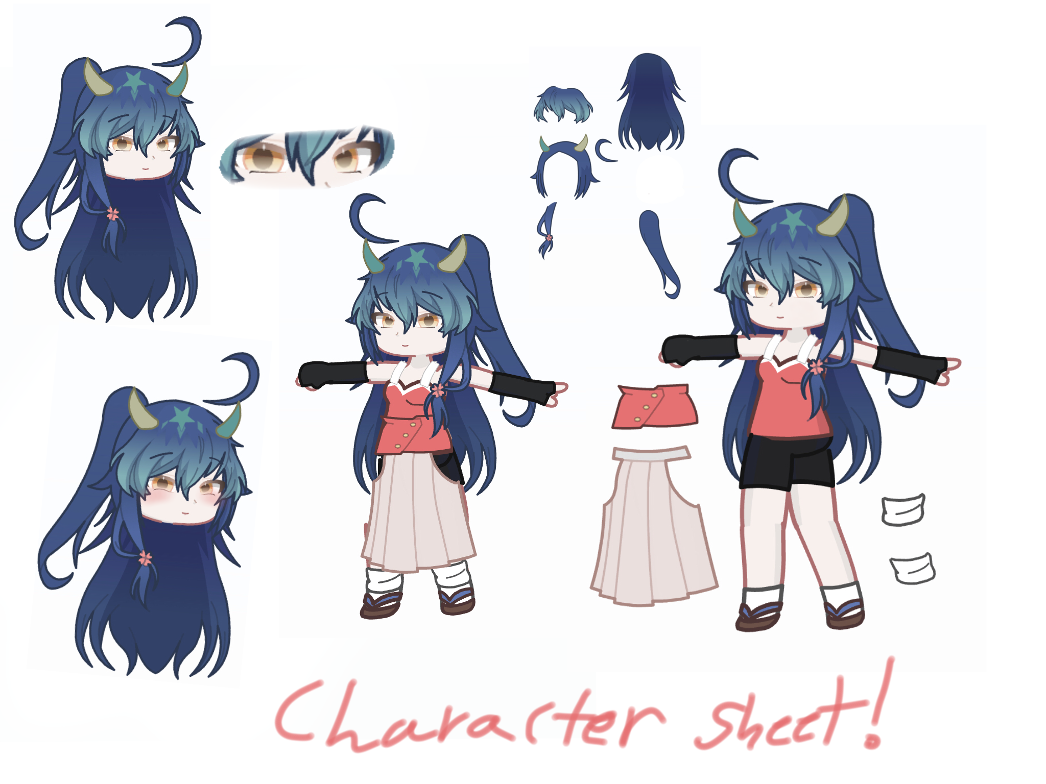 Character sheet (idea!) - ibisPaint