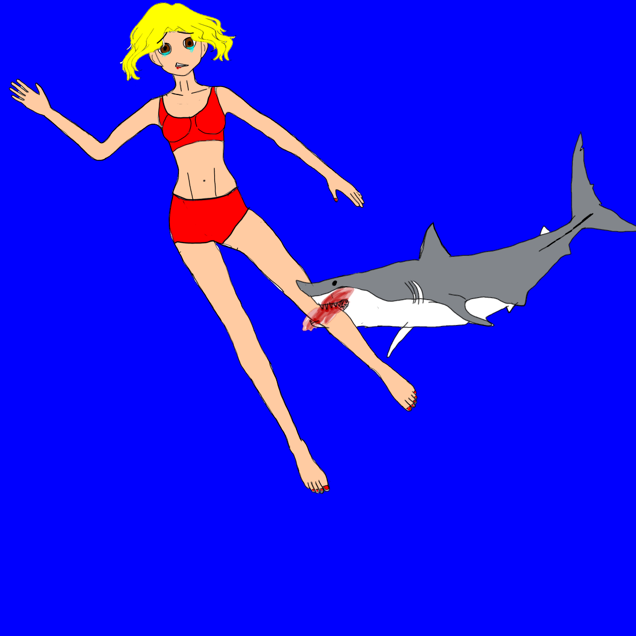 Shark Attack v4(totalmente made from me) - ibisPaint