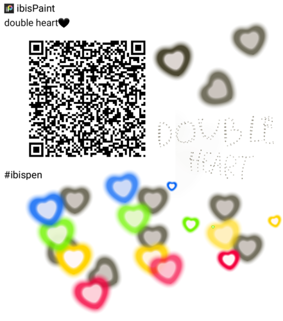 double heart - ibisPaint