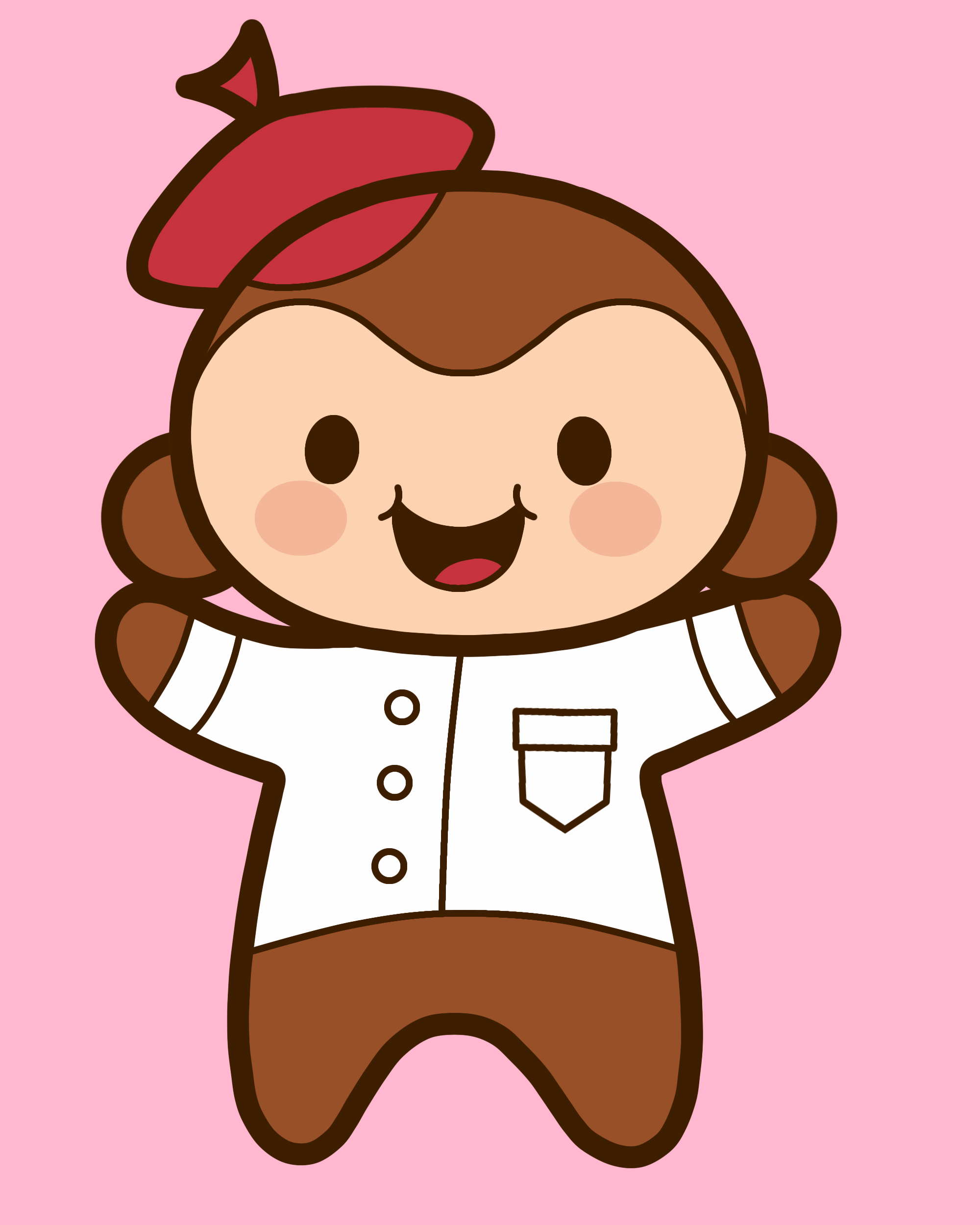 the breakfast monkey - ibisPaint