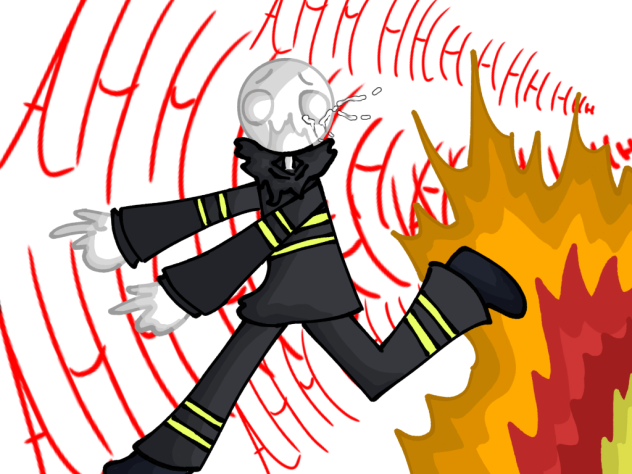 Fighter fireeee - ibisPaint