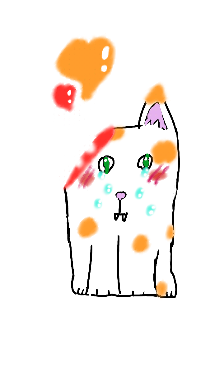 Chat Inspiration Cœur Blanc (LGDC) - ibisPaint