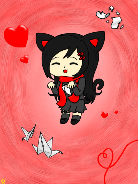 Chibi Ayano Cat - Kagerou Days - ibisPaint