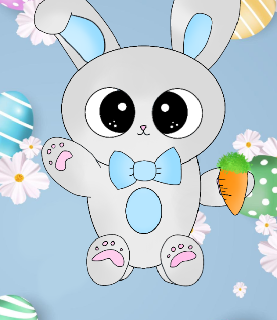 The Baby Easter Bunny - ibisPaint