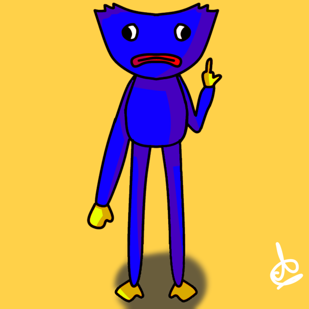Huggy is Sad - ibisPaint