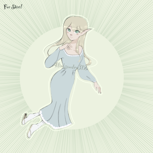 Coloring Shiri’s Elf Lineart - ibisPaint