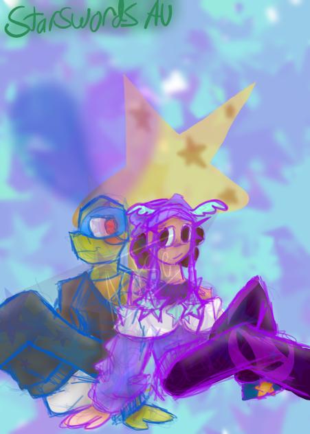StarSwords AU ROTTMNT - ibisPaint
