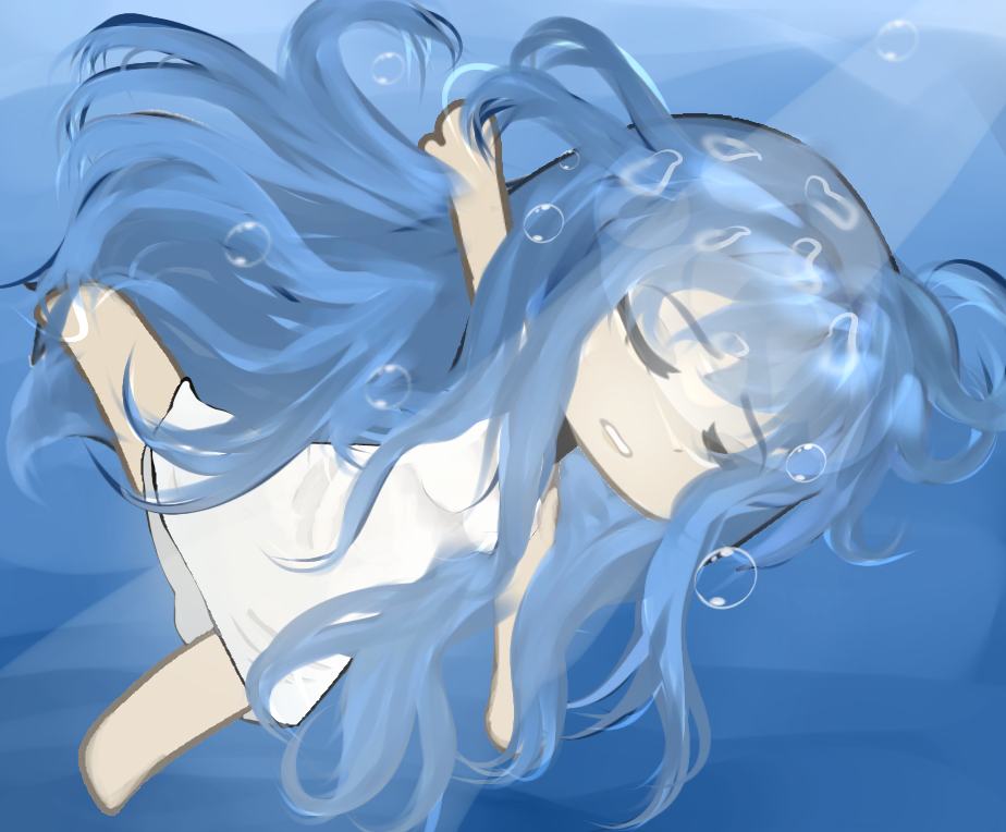 “Drowning 🫧” - ibisPaint