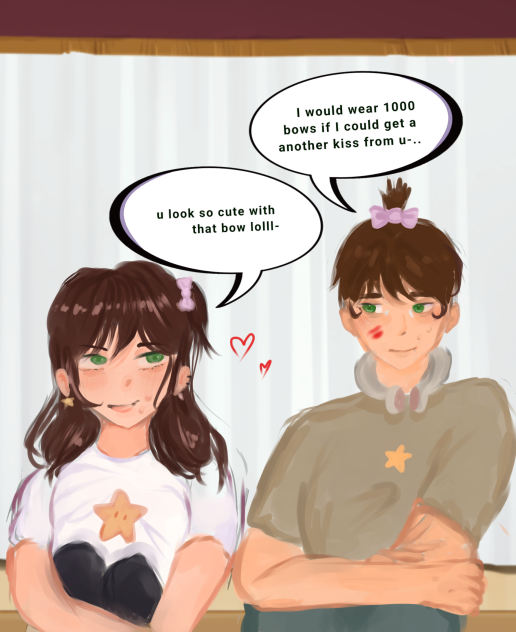 lexi and Ash flirting .__. - ibisPaint