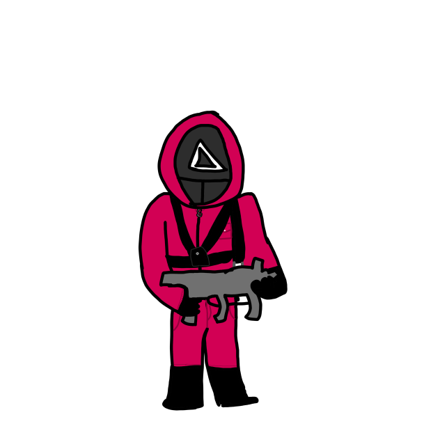triangle soldier - ibisPaint
