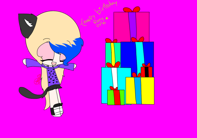 happy birthday roxy orlo!! speedpaint - ibisPaint