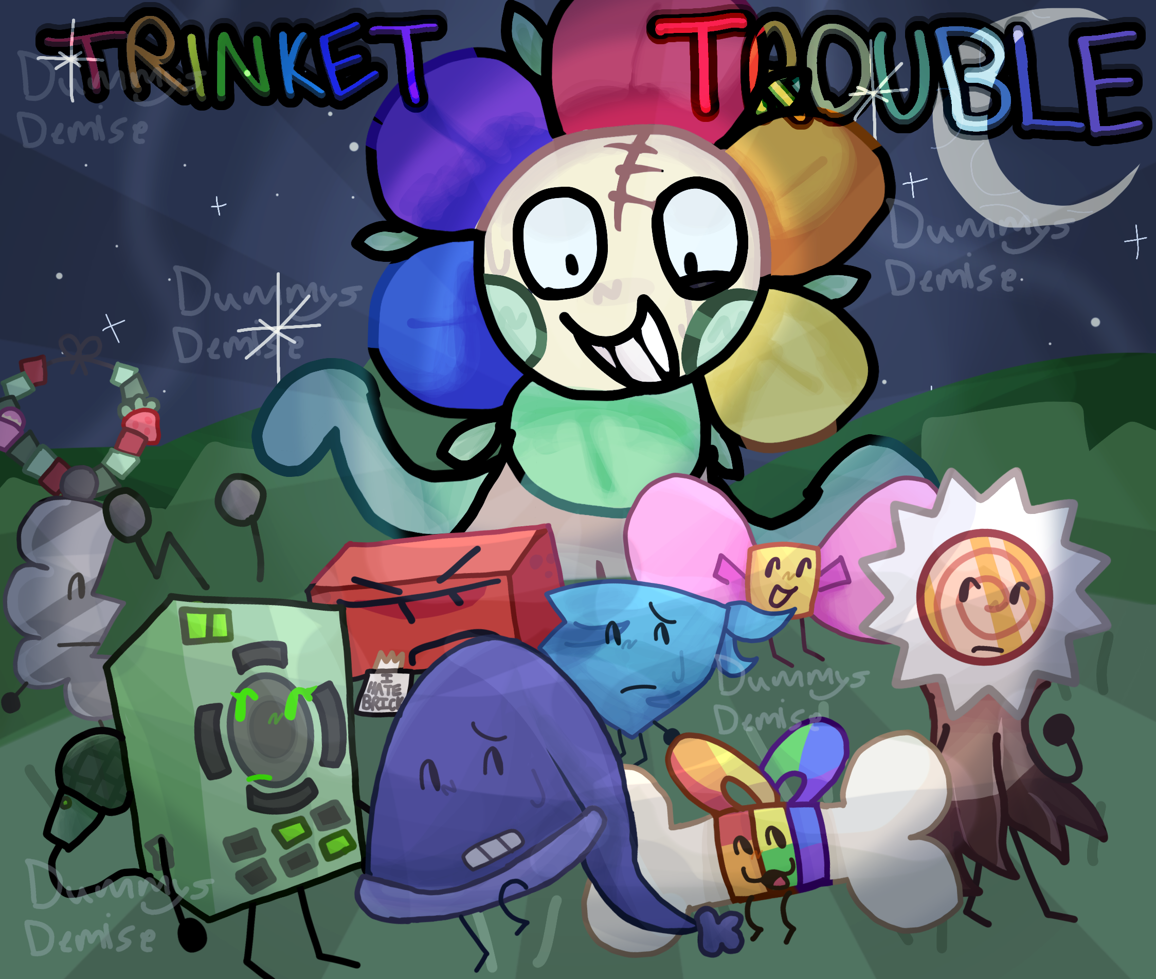Trinket Trouble Fanart ; Dandy’s world - ibisPaint