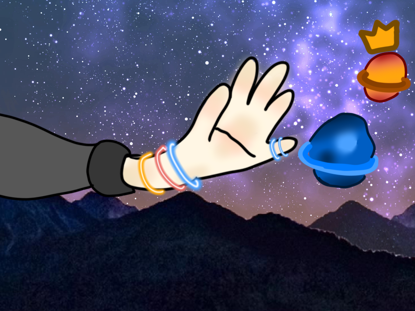 Galaxy Planets - ibisPaint