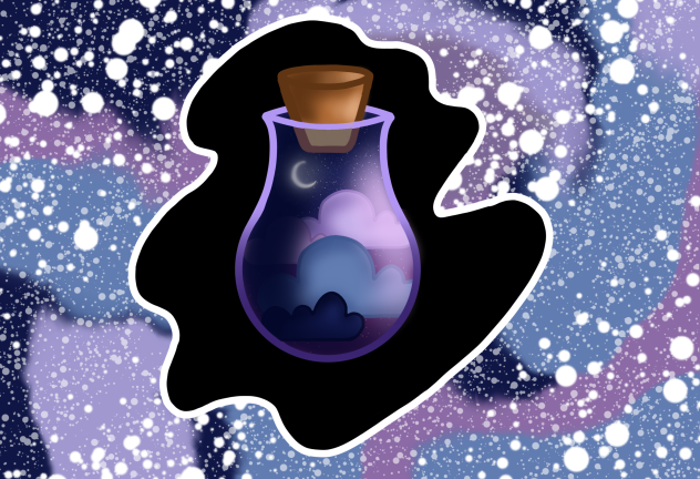 The Night Sky In A Bottle - ibisPaint