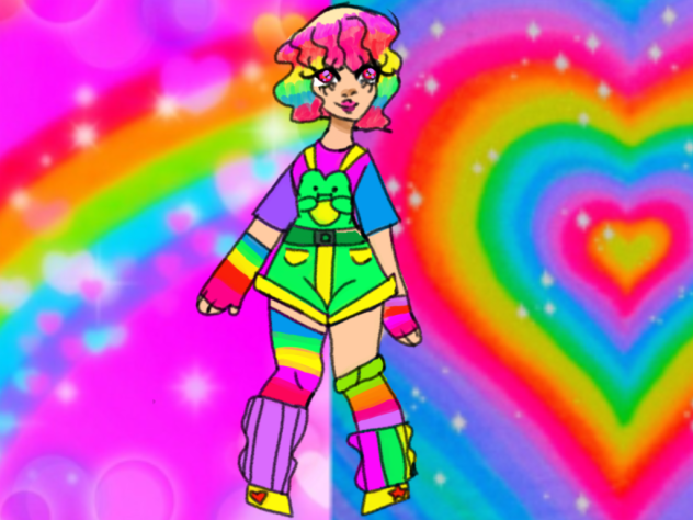 kidcore inspired character - ibisPaint