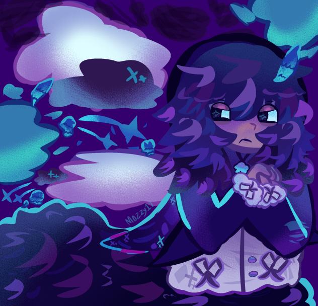 my shining blue star - ibisPaint