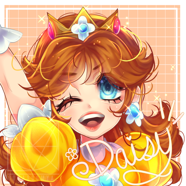 Princess Daisy Fanart! - ibisPaint