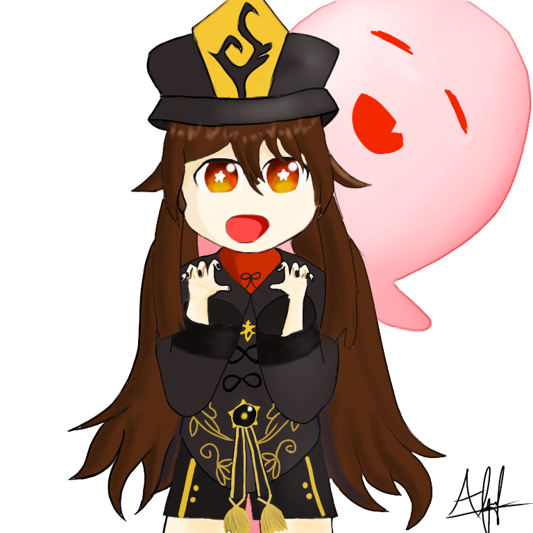 Bwaaaah!!! Hu tao from (Genshin Impact)2 - ibisPaint