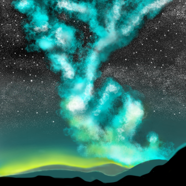 Starry night stars - ibisPaint