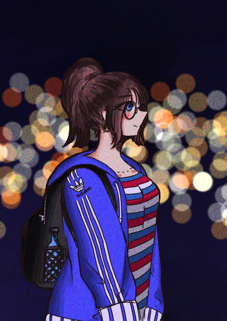 Night lights - ibisPaint