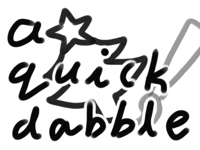 a quick dabble - ibisPaint