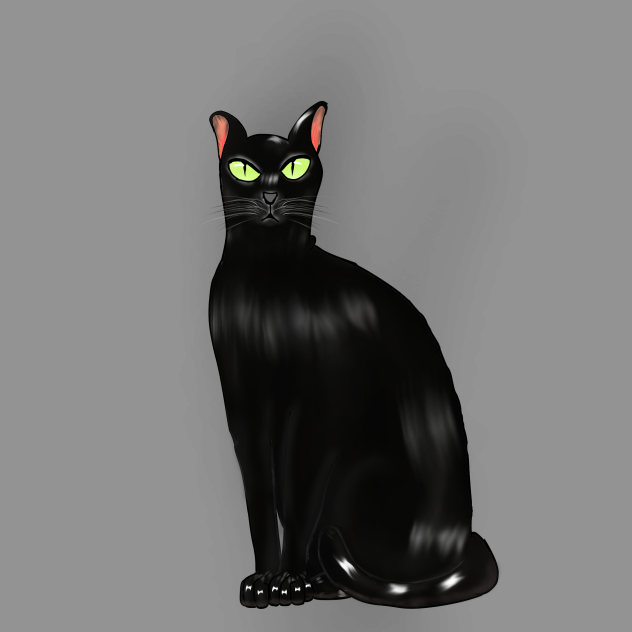 BLACK CAT - ibisPaint