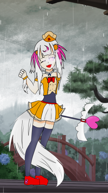 evening rainy day - ibisPaint