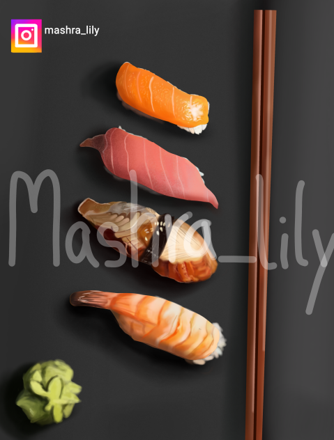 🍣 sushi 🍣 - ibisPaint
