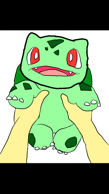 Cute Bulbasaur - ibisPaint