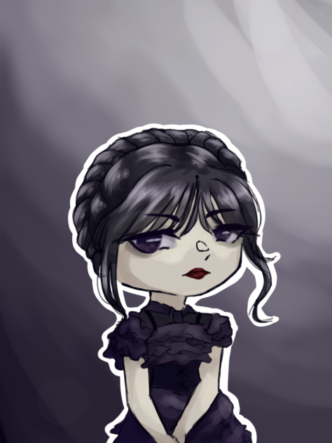 Wednesday gacha life - ibisPaint