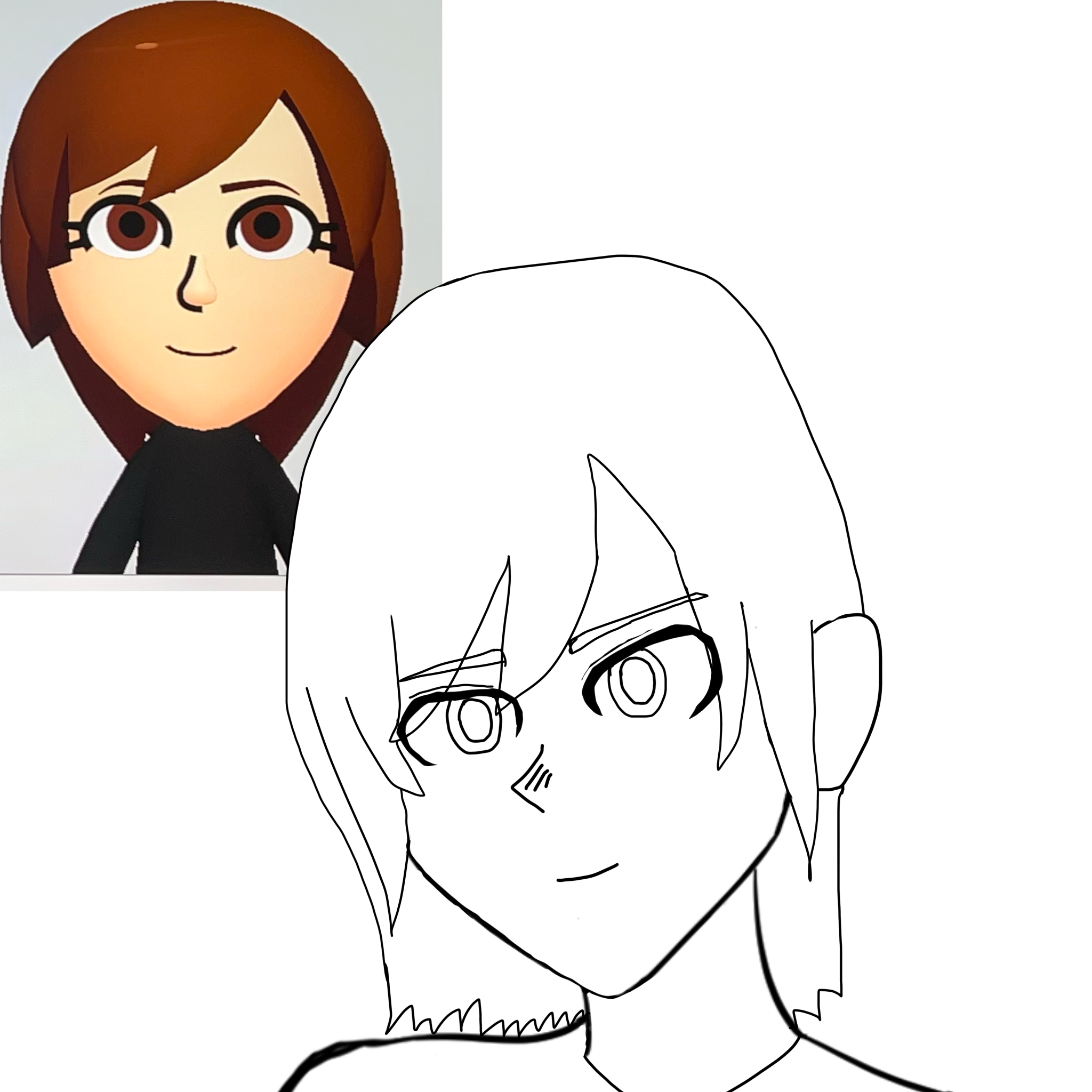 Miiで適当に作った人描いたらすごかった - ibisPaint