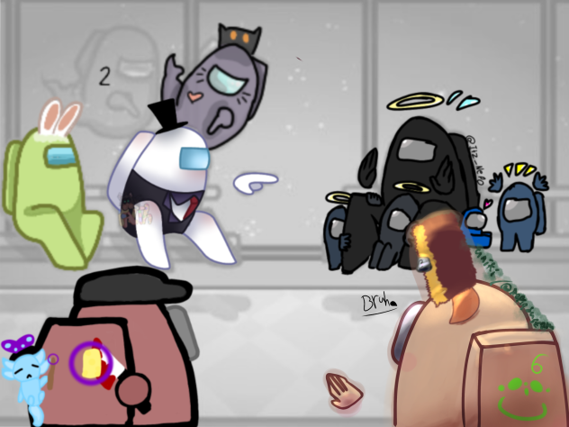 AMONGUS collab - ibisPaint