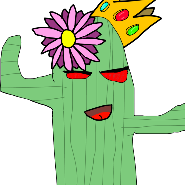 Queen cactus - ibisPaint