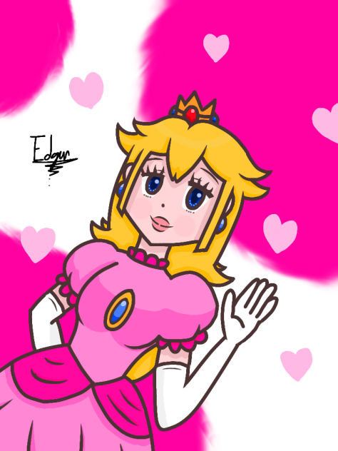 Super Princess Peach - ibisPaint