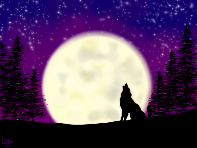 Wolf Howl - ibisPaint