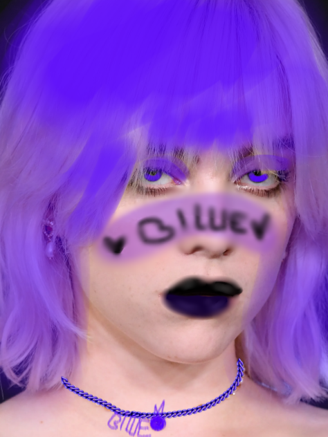 Purple billie eilish - ibisPaint