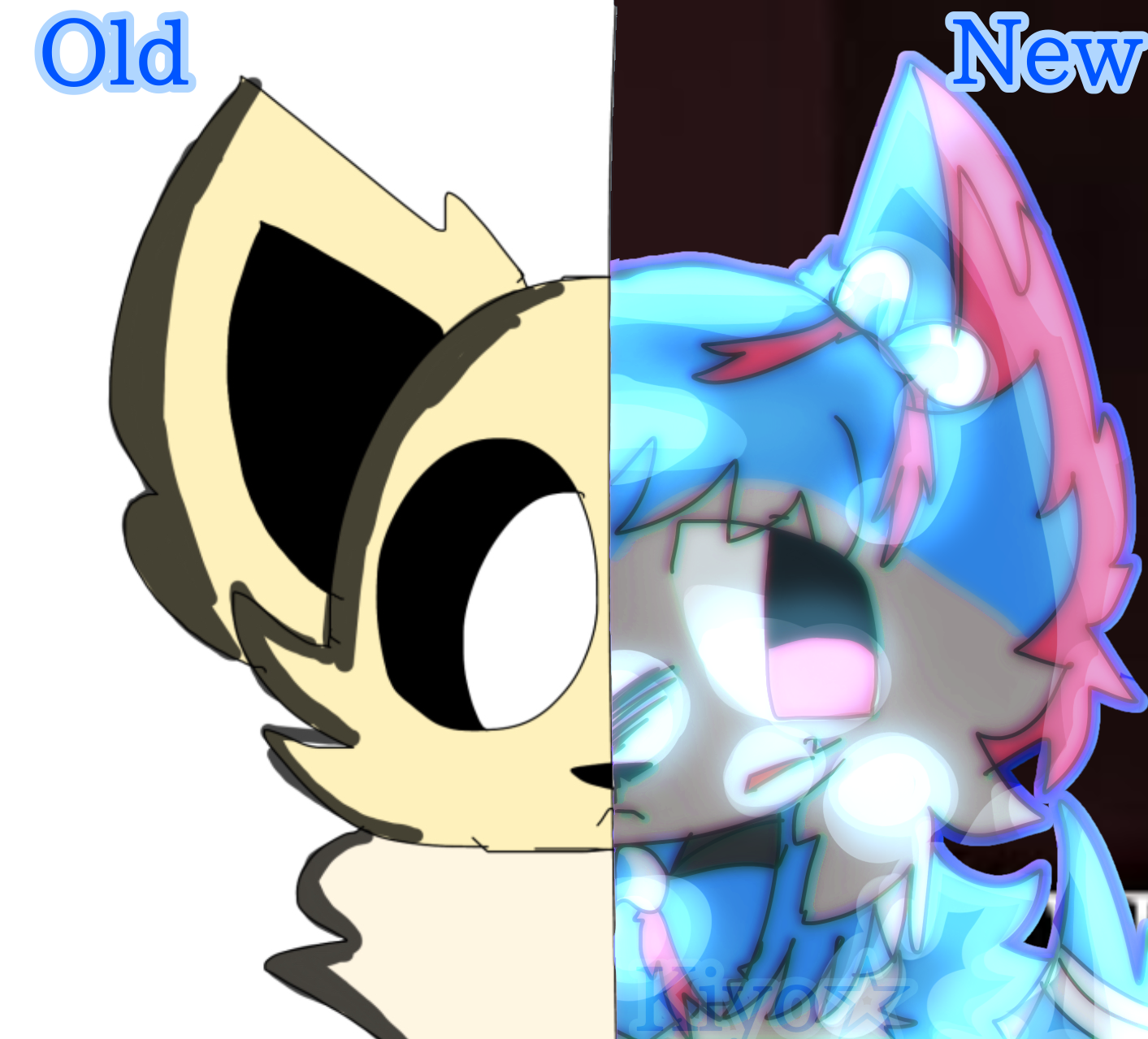 Collab with old myself!! =D - ibisPaint