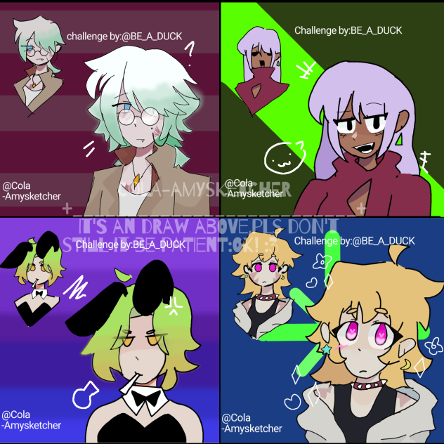 4 characters challenges.2024.08.06-09.17 - ibisPaint