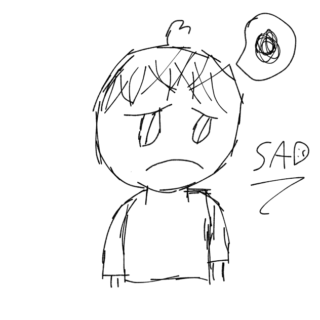 sad man - ibisPaint