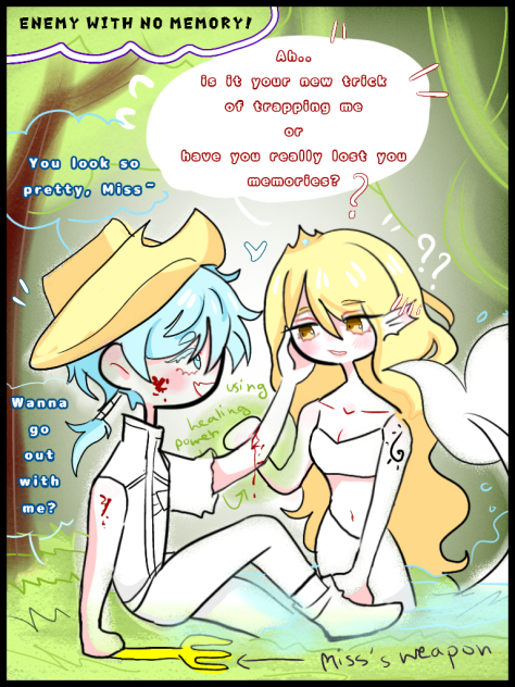 Enemy with no Memory!(Comic Idea) - ibisPaint