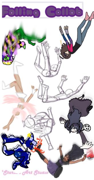 Falling collab - ibisPaint