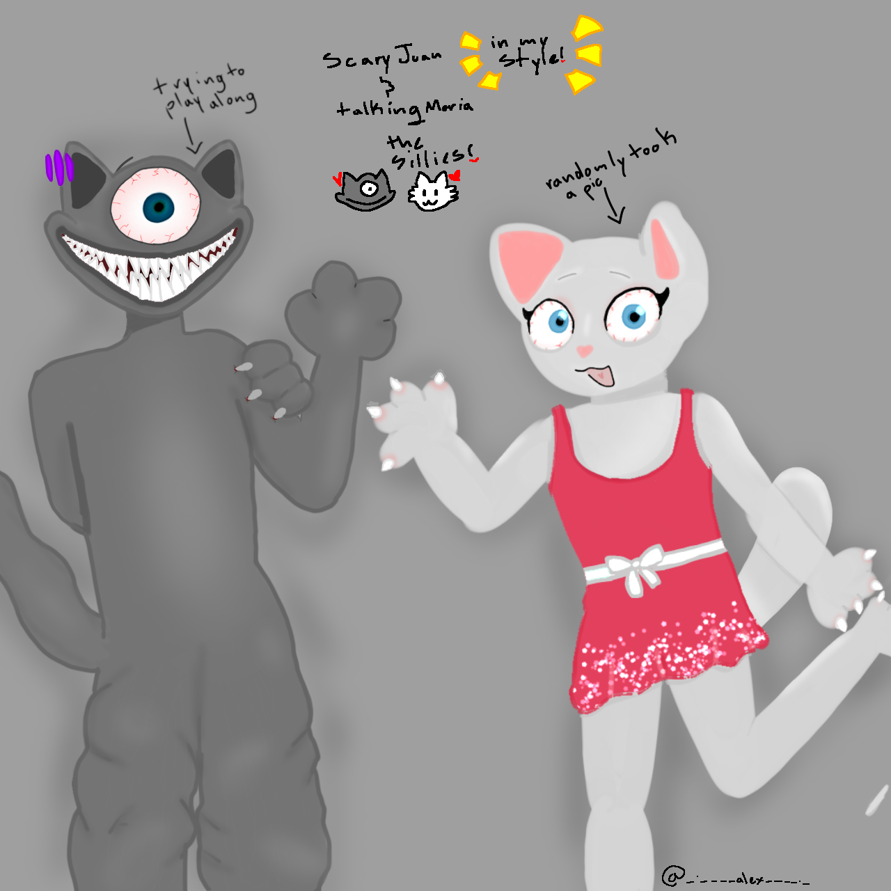 scary Juan and talking Maria!! 0-0 - ibisPaint