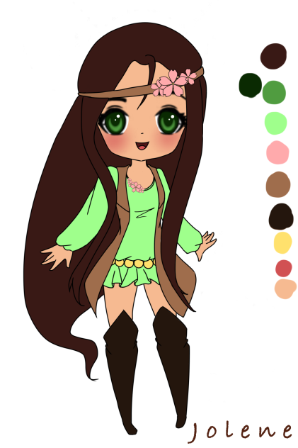 Jolene Ref Sheet - ibisPaint