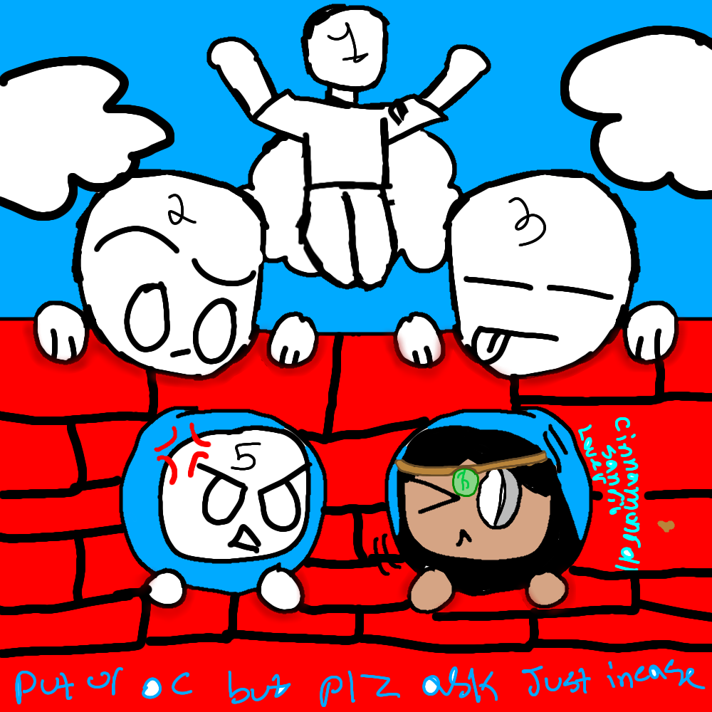 Why are u trying to jump the wall! - ibisPaint